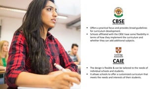Helping Students Move from CBSE to Cambridge | CBSE to IGCSE | PPTX