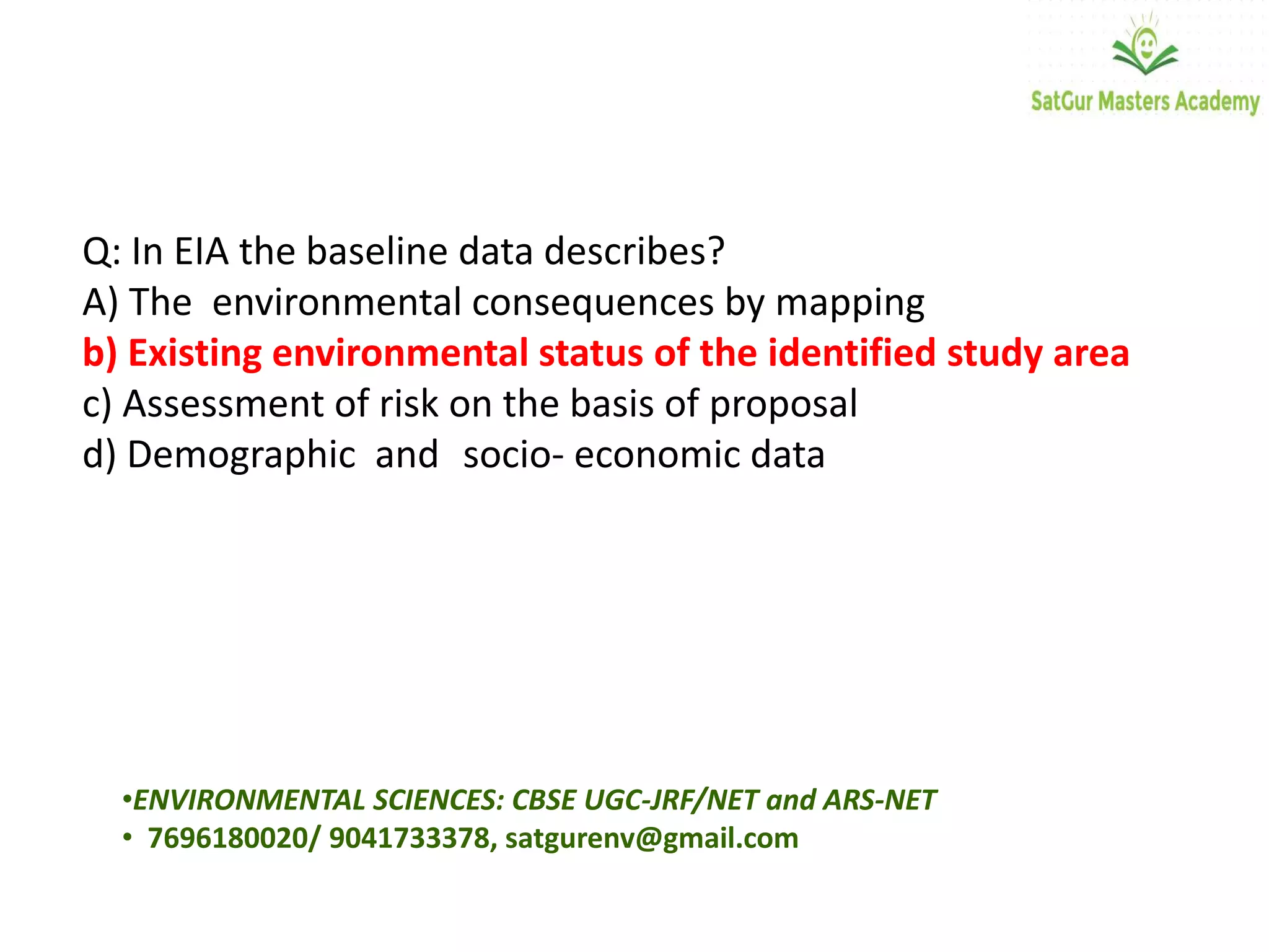 UGC NET- ENVIRONMENTAL SCIENCE | PPTX