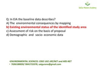 UGC NET- ENVIRONMENTAL SCIENCE | PPTX