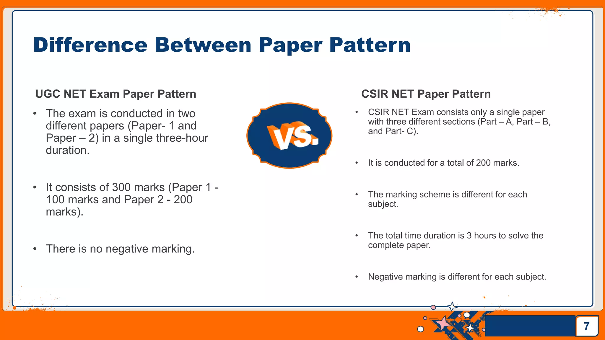 CBSE UGC Net vs CSIR UGC Net: What is the difference between them? | PPT