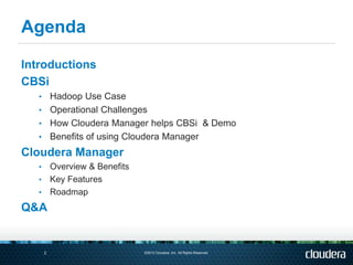 How CBS Interactive uses Cloudera Manager to effectively manage their Hadoop cluster | PPT