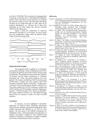CRUDE-OIL BLEND SCHEDULING OPTIMIZATION OF AN INDUSTRIAL-SIZED REFINERY ...