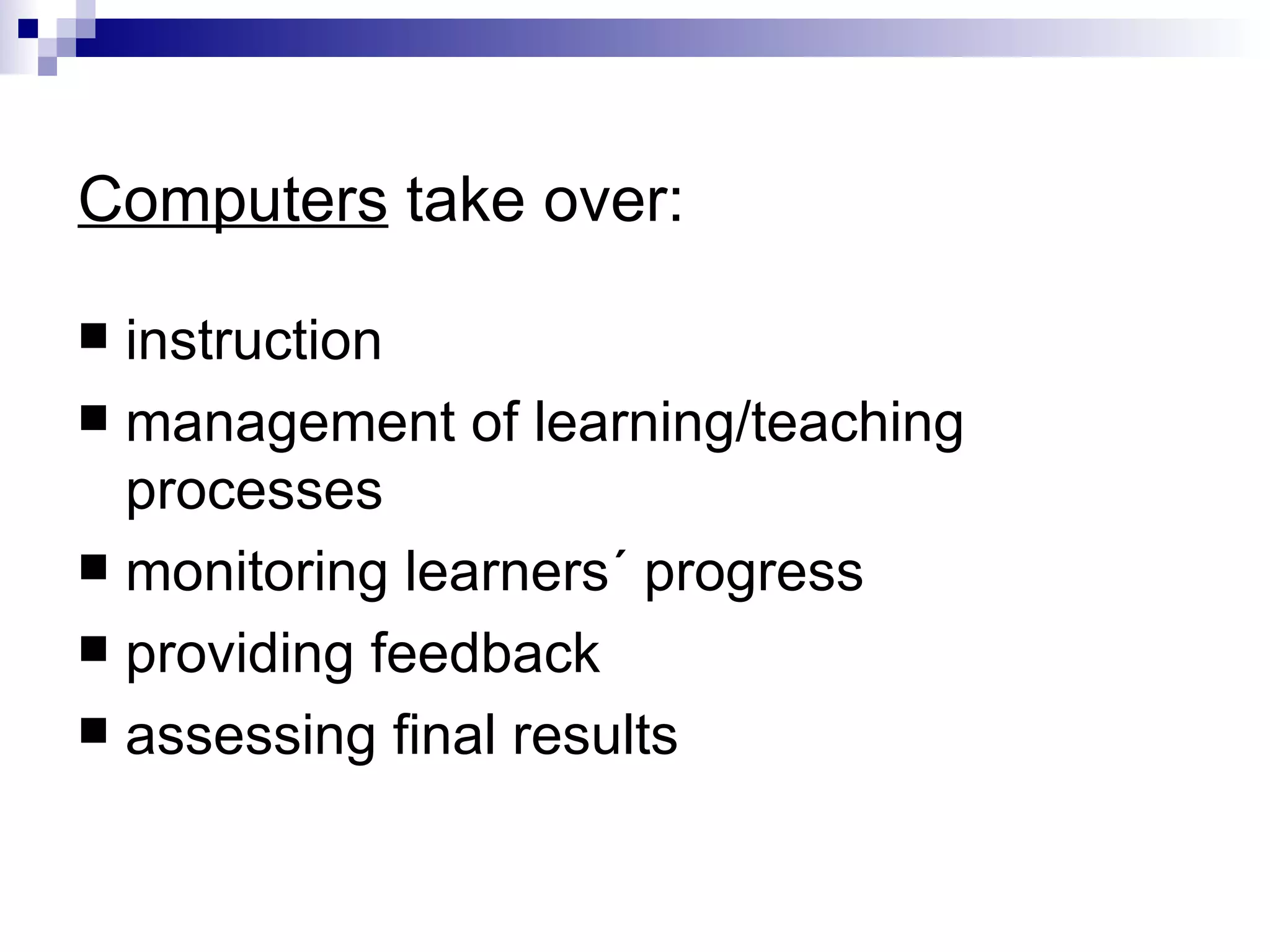 CBT Computer Based Training | PPT