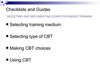 CBT Computer Based Training | PPT