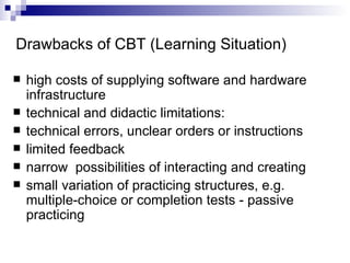 CBT Computer Based Training | PPT