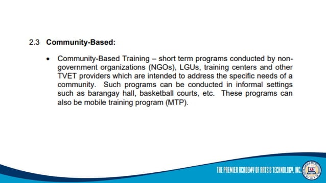 Competency Based Training Explained for TIP | PPT