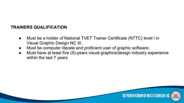 Competency Based Training Explained for TIP | PPT