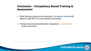 Competency Based Training Explained for TIP | PPT