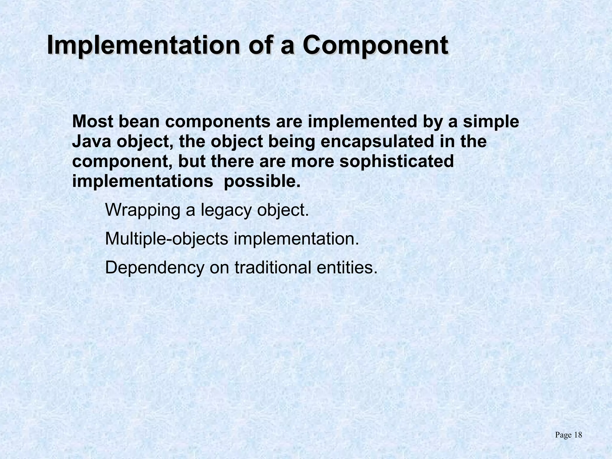 Cbt component based technology architectures | PPT