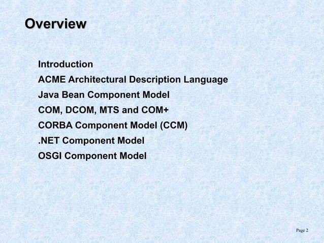 Cbt component based technology architectures | PPT | Operating Systems ...