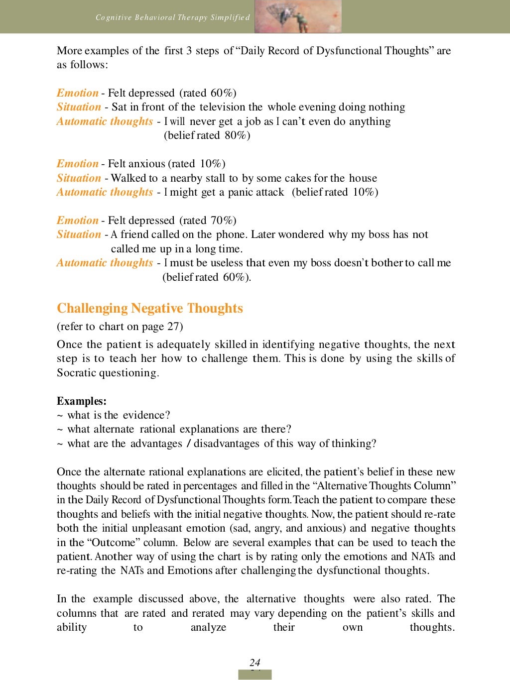 Cognitive Behavioral Therapy Simplified