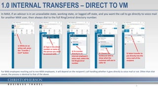 Cbt max transfer training | PPTX