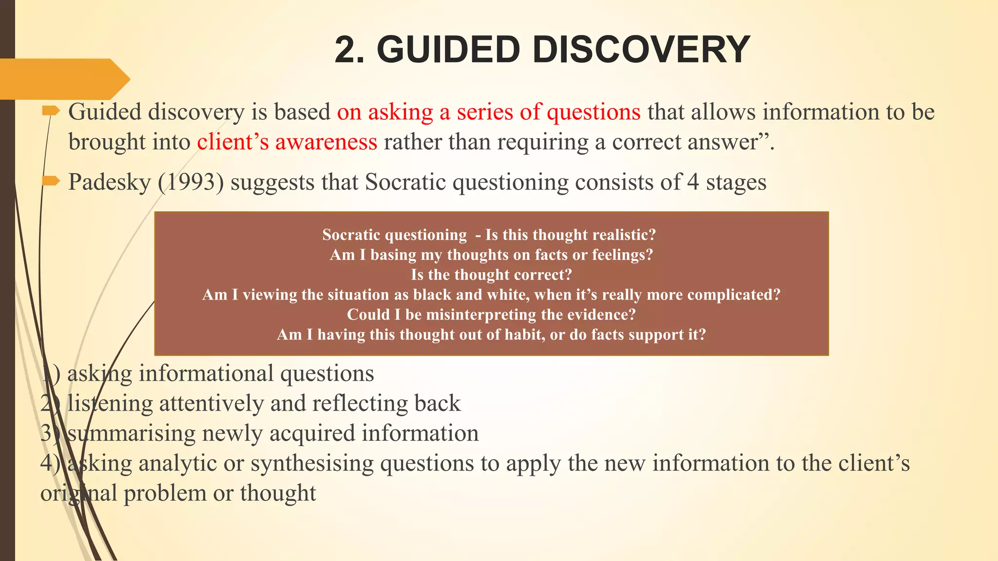 Cognitive Behavioral Therapy | PPTX