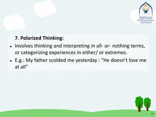 Cognitive Behavior Therapy in Psychology | PPT