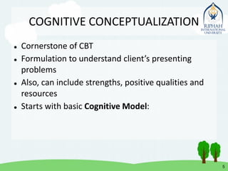 Cognitive Behavior Therapy in Psychology | PPT