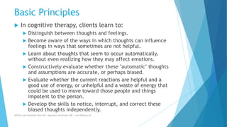 Cognitive Behavior Therapy Skills | PPTX