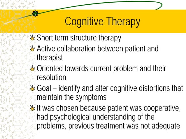 Cognitive Behavioral Therapy | PPT