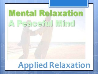 Cbt, applied relaxation, & erp.vijit | PPTX