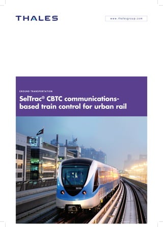 Cbtc brochure | PDF | Rail Travel | Travel Type