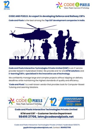 CBT_Code_and_Pixels_Computer-Based Training | PDF