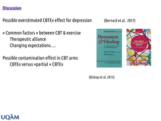 Cognitive Behavior Therapy combined with Physical Exercise for Adults ...