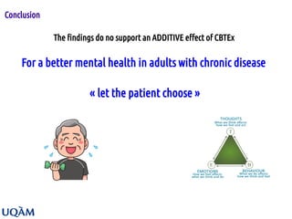 Cognitive Behavior Therapy combined with Physical Exercise for Adults ...