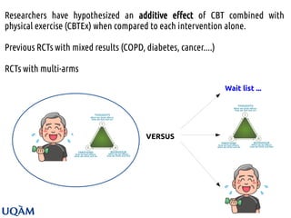 Cognitive Behavior Therapy combined with Physical Exercise for Adults ...