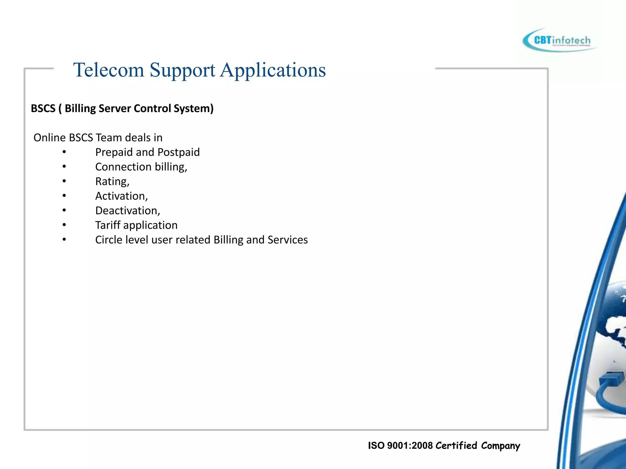 Cbt infotech companyprofile 18th | PPTX | Computer Software and Applications | Computing