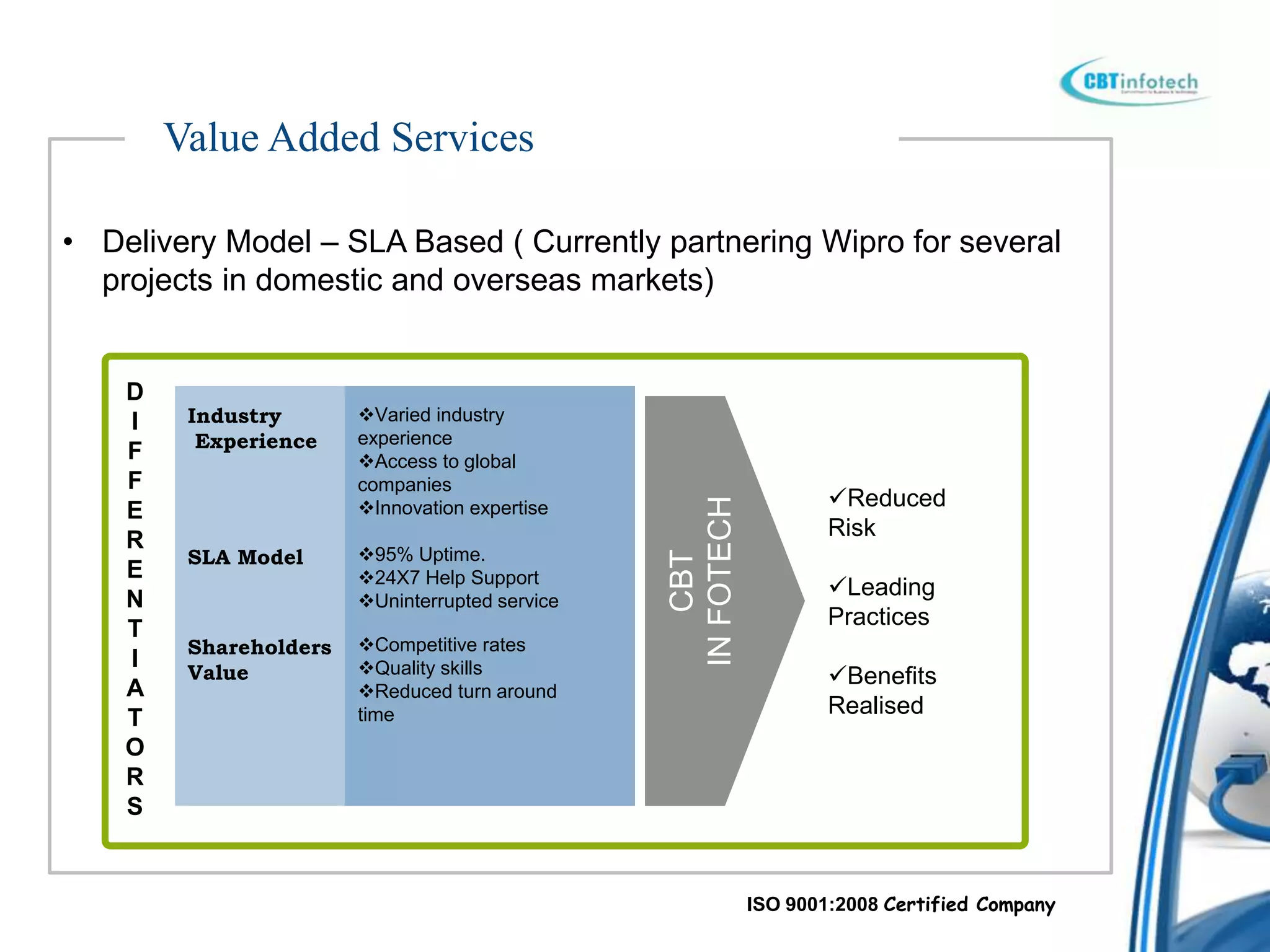 Cbt infotech companyprofile 18th | PPTX | Computer Software and Applications | Computing