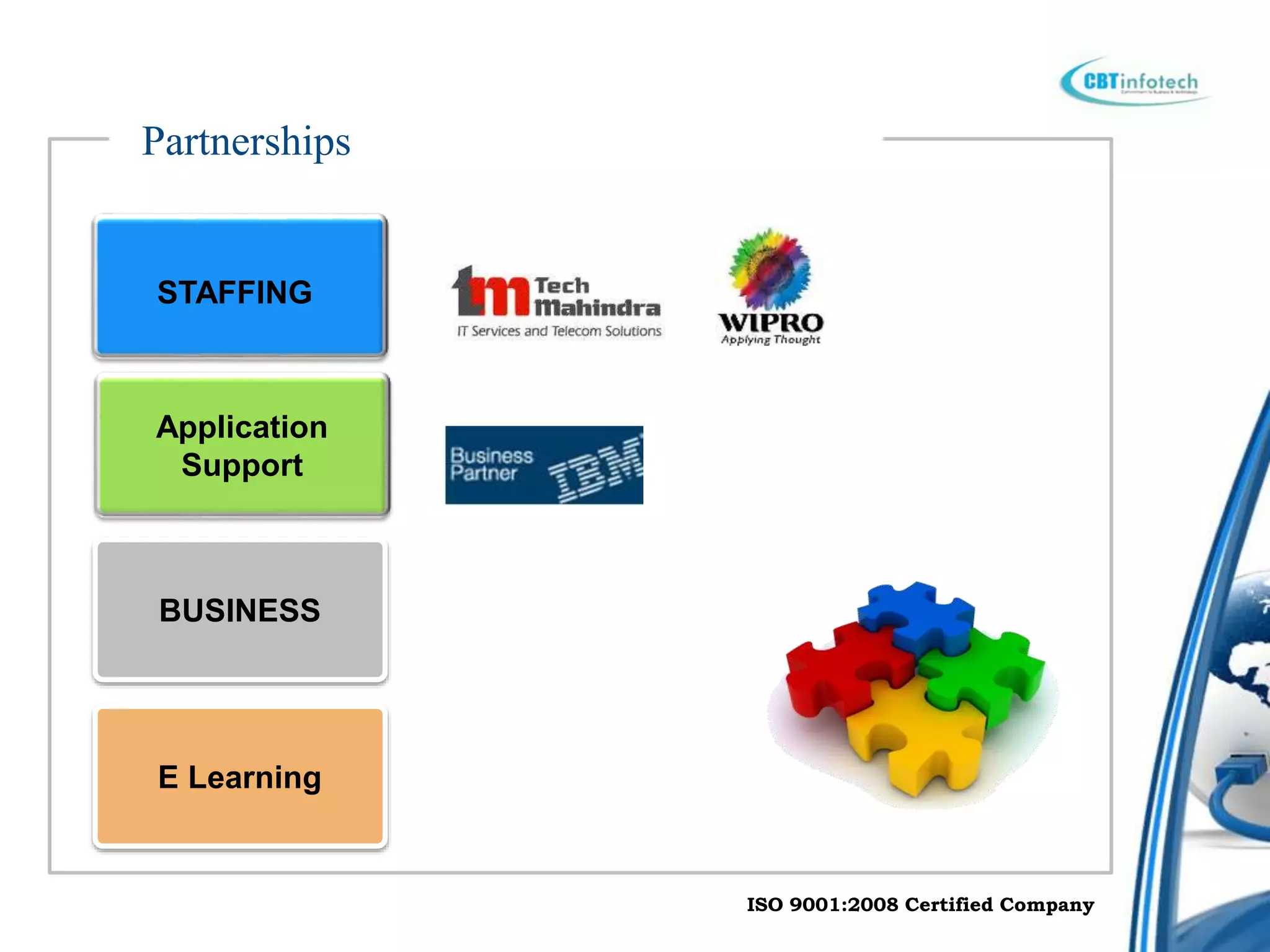 Cbt infotech companyprofile 18th | PPTX | Computer Software and Applications | Computing