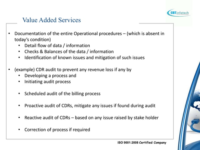 Cbt infotech companyprofile 18th | PPTX | Computer Software and Applications | Computing