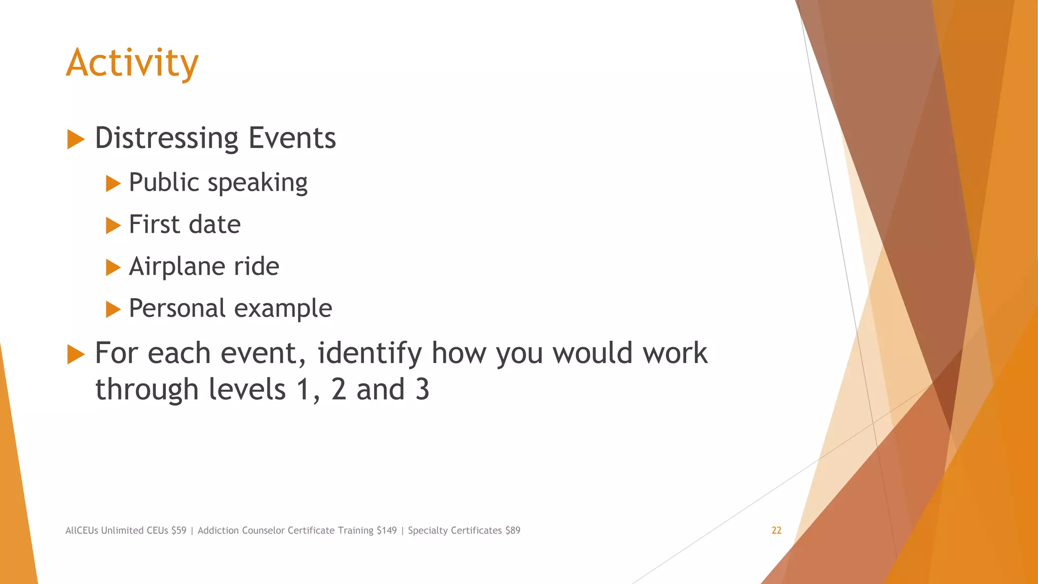 Cognitive Behavioral Group Activities | PPTX