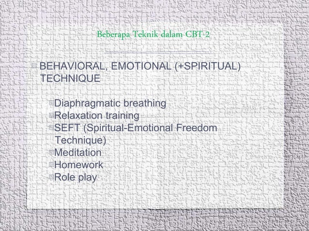 Cbt simple introduction | PPTX