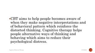 CBT LECTURE.presentation slides for ptx | PPTX