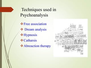 Cbt, milieu therapy, psychoanalytic theory | PPTX