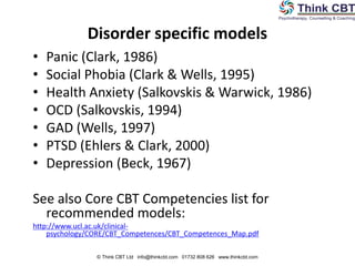 CBT Models disorders.ppt