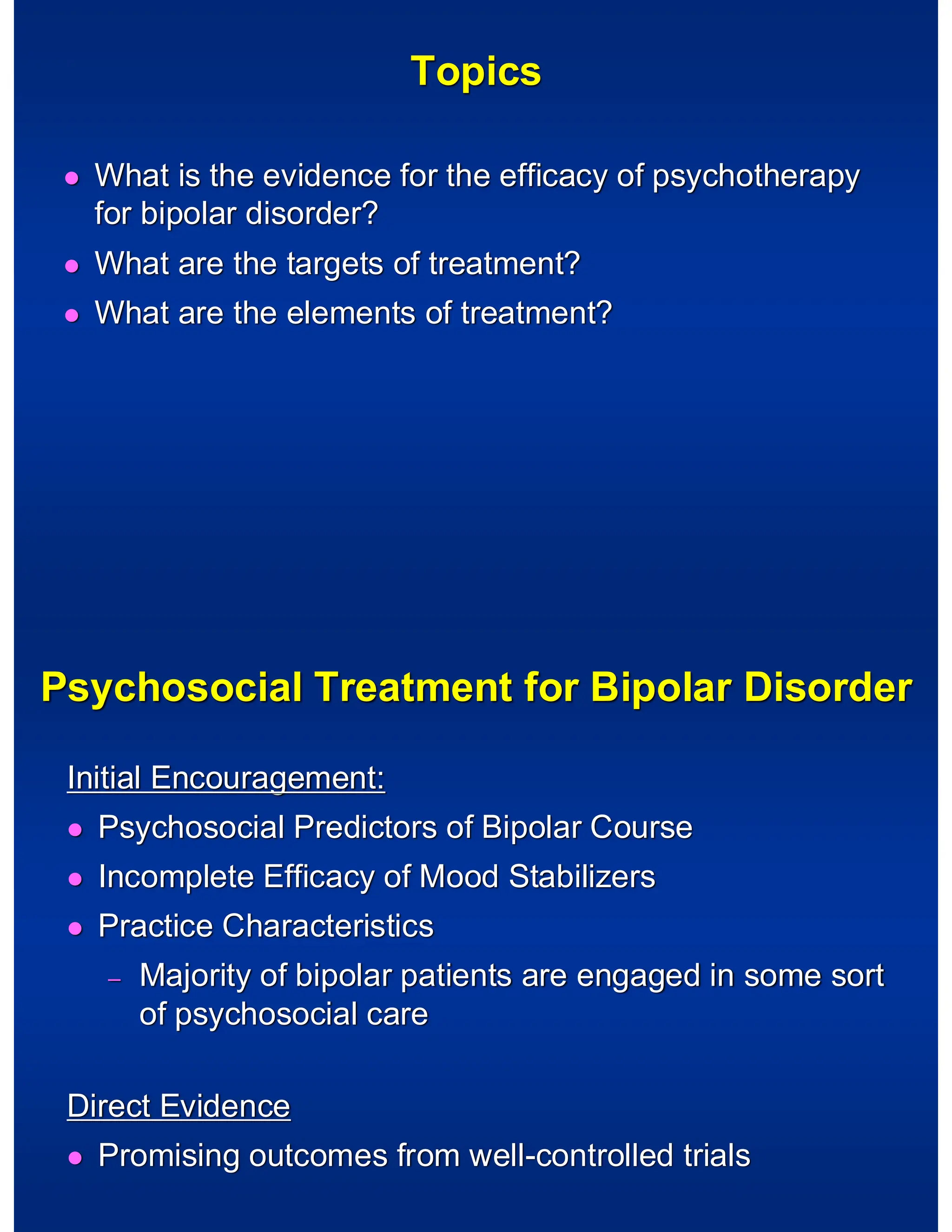 CBT of bipolar disorders CBT bipolar disorder | PDF | Physical Therapy ...
