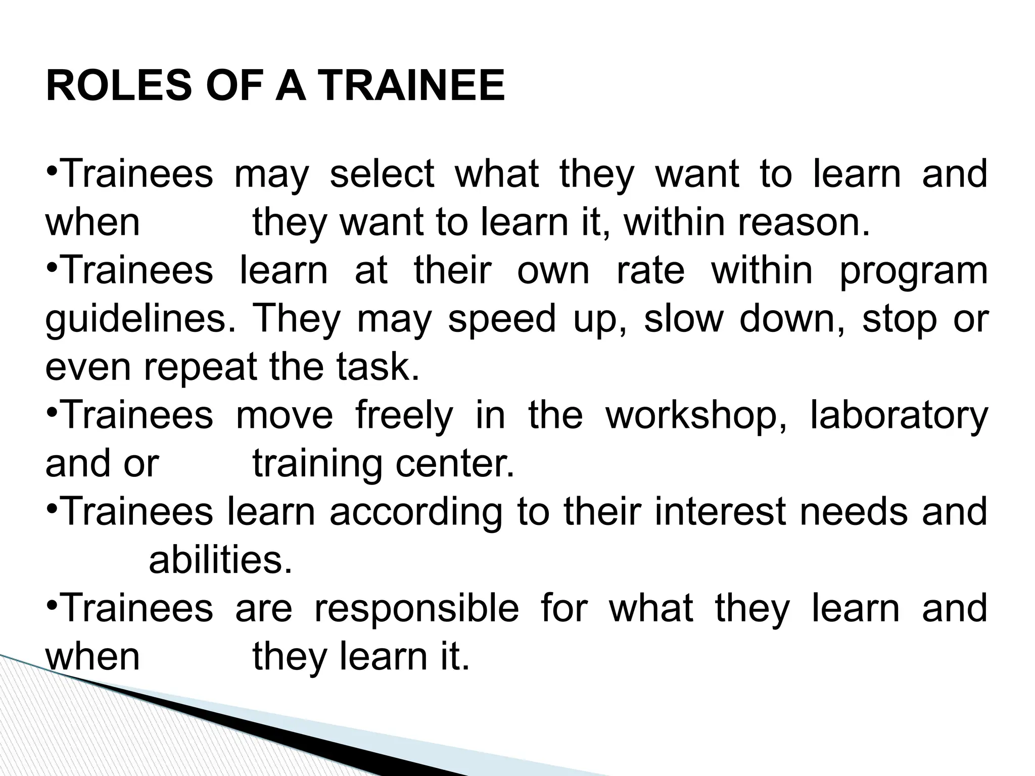 COMPETENCY BASED TRAINING FOR TD NCII ORIENTATION | PPTX