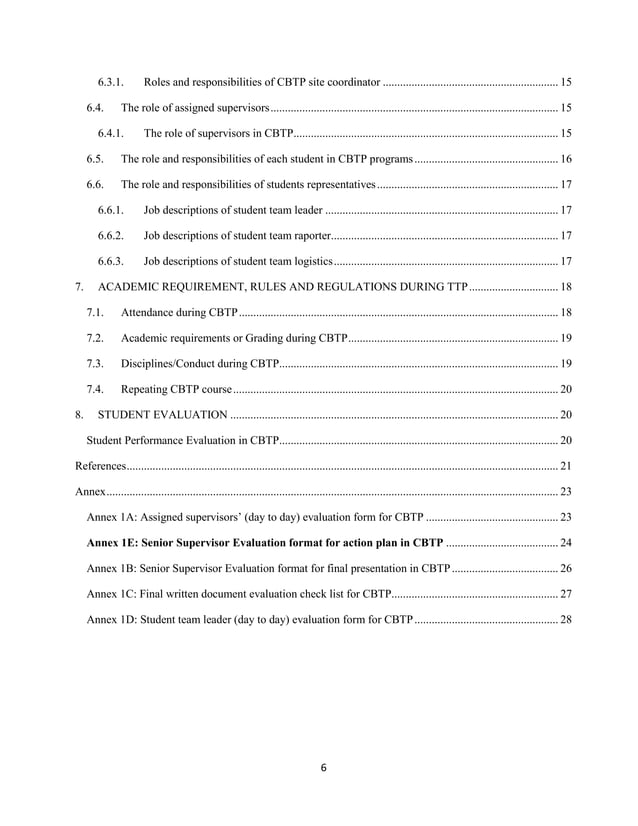 Community Based Training Program (CBTP) manual of College of Health Science Mekelle University ...