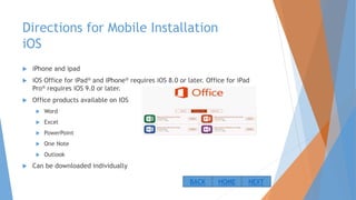 Office 365 Installation Tutorial | PPTX