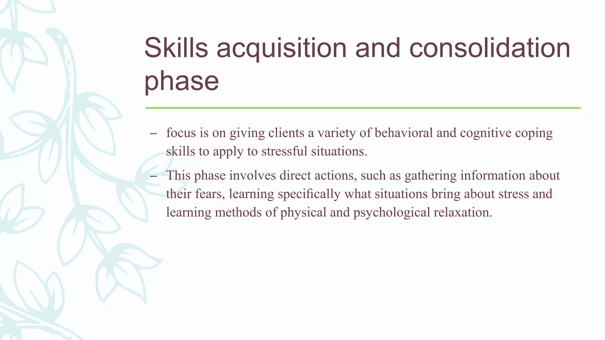 CBT ( Donald Meichenbaum's Modification) | PPTX