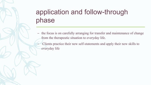 CBT ( Donald Meichenbaum's Modification) | PPTX | Mental Health ...