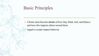 CBT ( Donald Meichenbaum's Modification) | PPTX