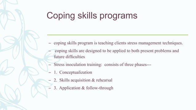 CBT ( Donald Meichenbaum's Modification) | PPTX | Mental Health ...