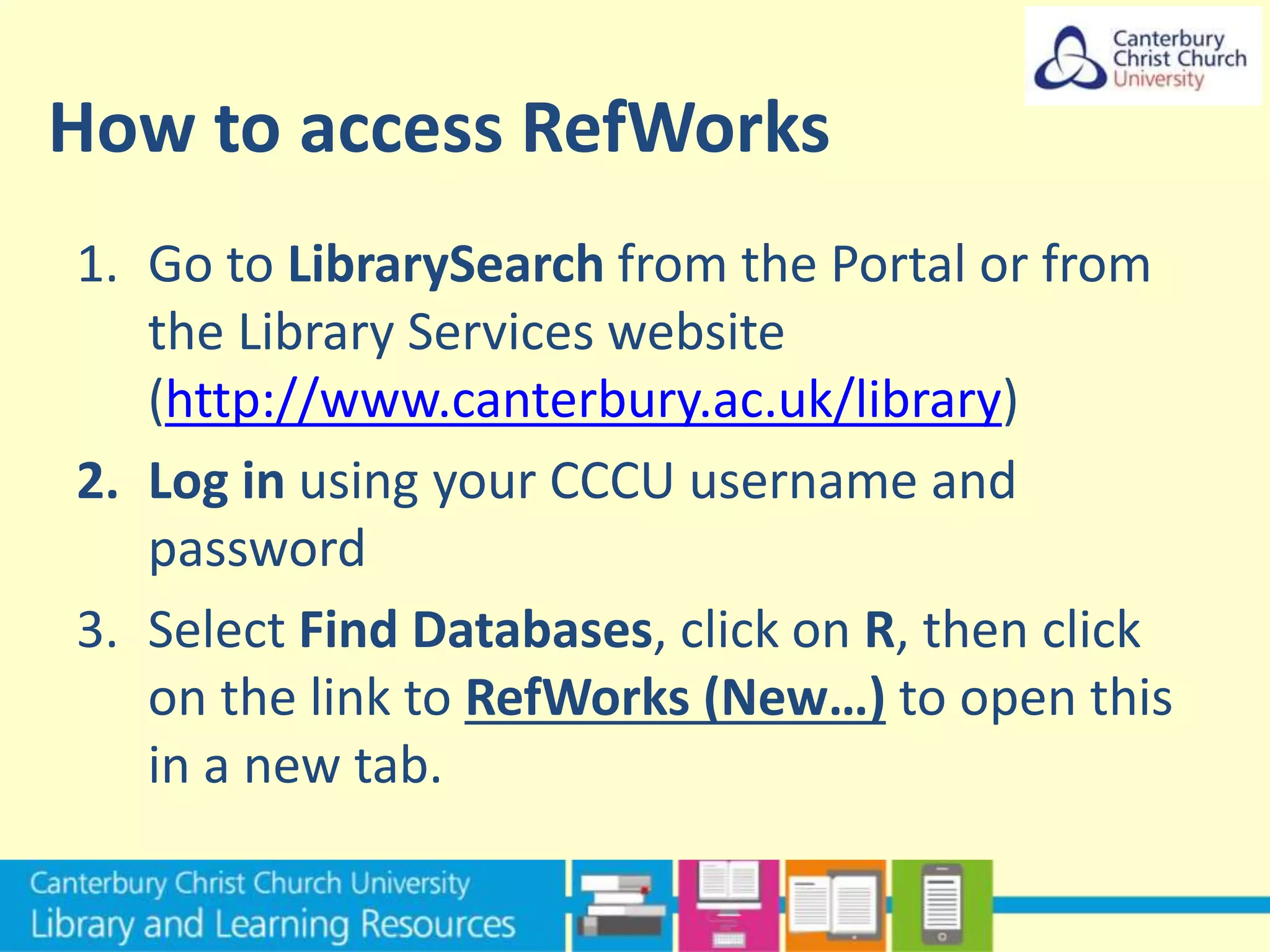 Reference management - June 2019 | PPTX