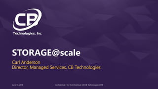Cbt storage at scale use case deck ppt pdf | PDF