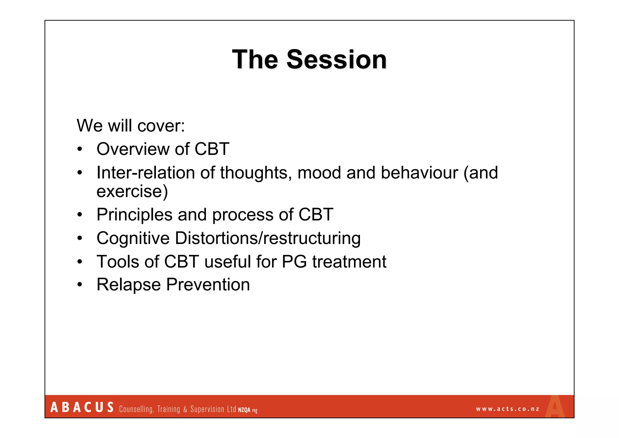 CBT Therapy Tools for Problem Gambling Treatment – Asian Practitioners ...