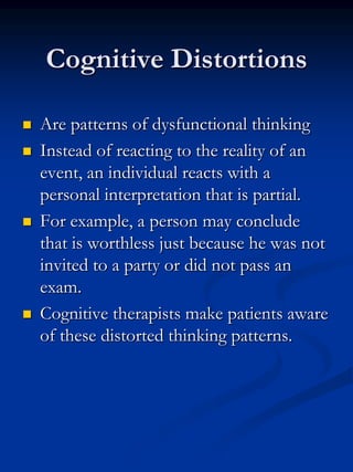 Cbt workshop for internationally trained health professionals | PPTX