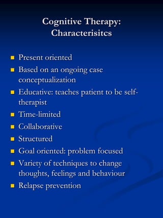 Cbt workshop for internationally trained health professionals | PPTX