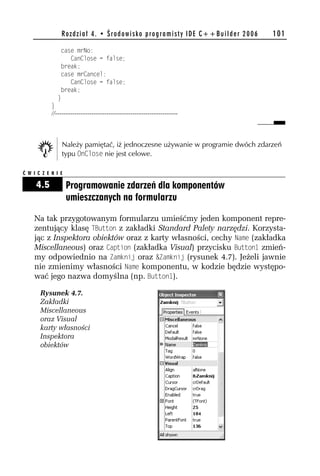 C++Builder 2006. Ćwiczenia praktyczne | PDF